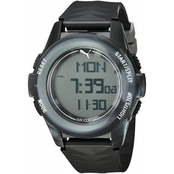 Puma Men's Vertical Camo Black Grey Digital Display Watch – Bixme